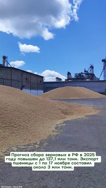 Агроновости 17-23 ноября 2025 года