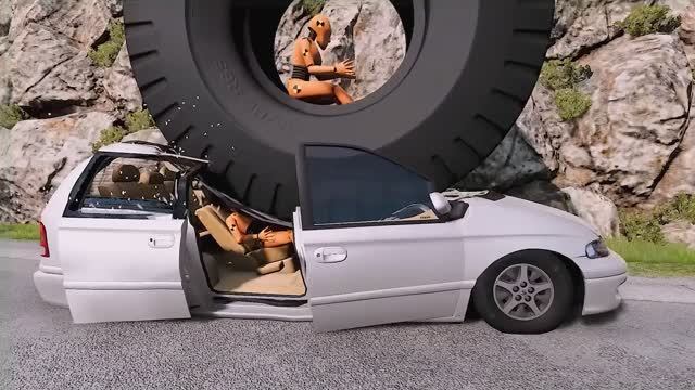 Неудачный день для манекена #4 😱|BeamNG.Drive|Бемиджи Драйв