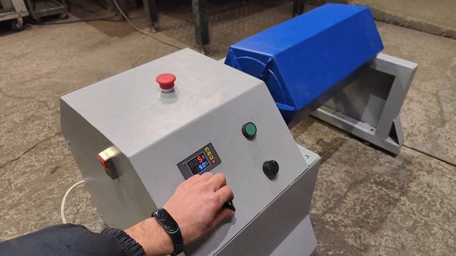 Галтовочный барабан МАГ-27: тест автоматики перед отгрузкой