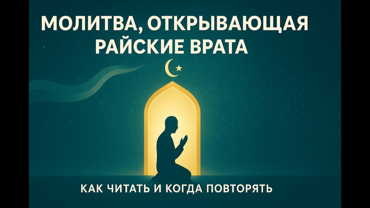 Молитва, открывающая райские врата