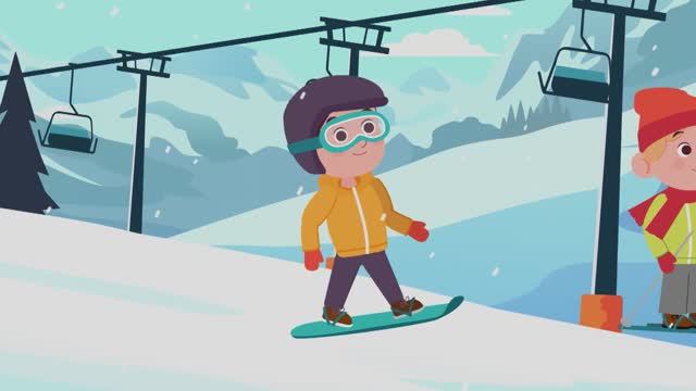 ✨Спокойной ночи, малыши✨ Зимние виды спорта - Айкьюша вместе с Хрюшей