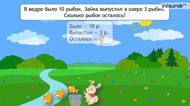 Задачи на нахождение  уменьшаемого и вычитаемого  Математика 2 класс #7  Инфоурок
