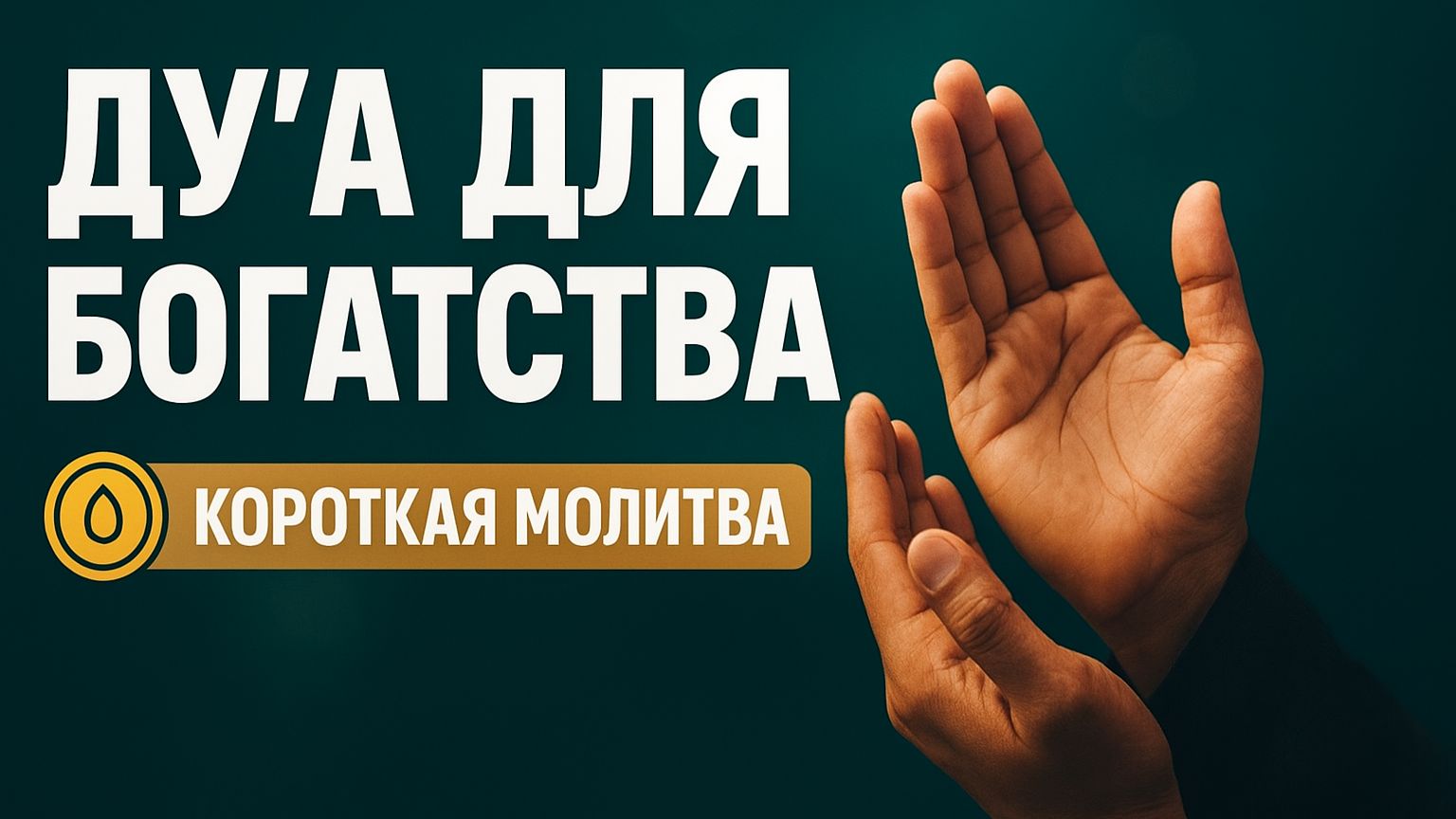 Дуа для богатства: короткая молитва, меняющая жизнь