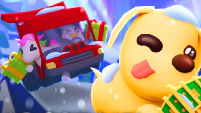 Снова выпал снег в адопте!