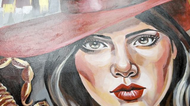 Картина "Девушка-Скорпион"