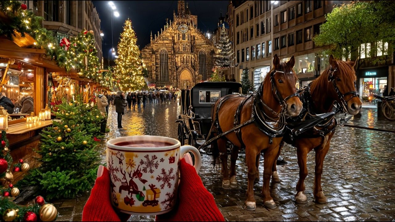 Нюрнберг - Самый волшебный Рождественский город Германии с прекрасными украшениями ручной работы