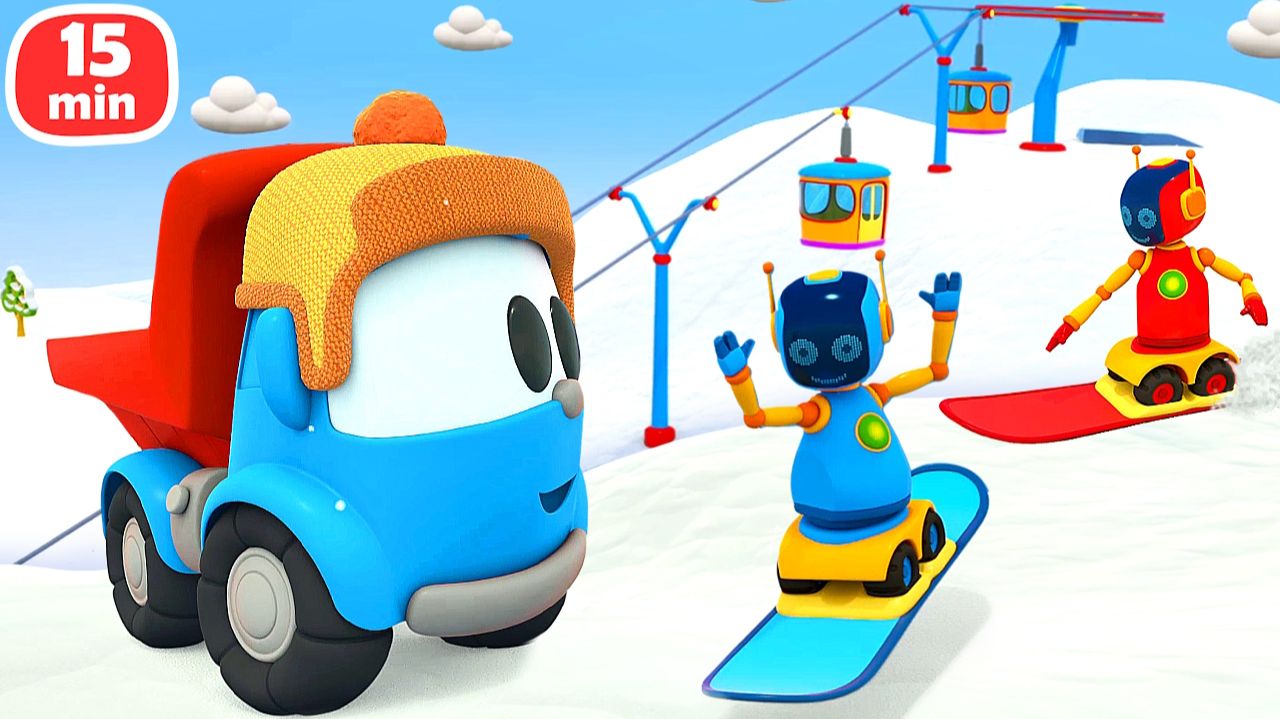 Как помочь друзьям? Лева строит канатную дорогу для прогулки и собирает ленту для выдачи багажа