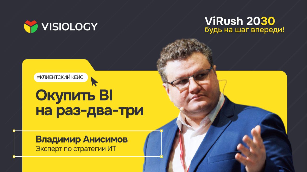 «Окупить BI на раз-два-три», Владимир Анисимов