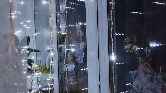 02-12-2025 украсили деревенские окна к новому году