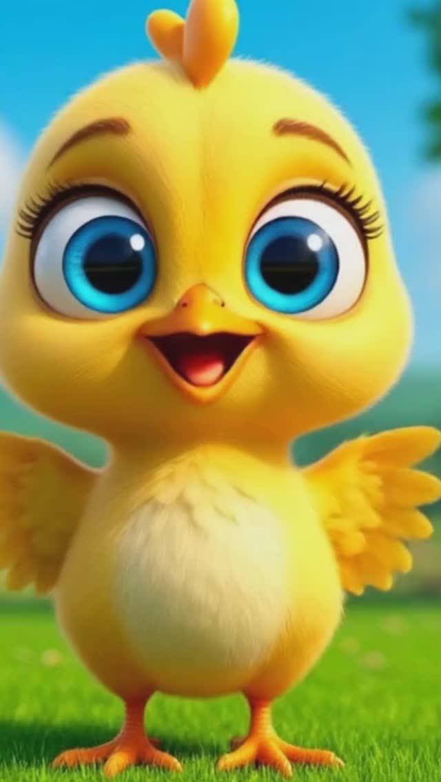 Я Маленький Цыплёнок Пи-Пи-Пи - Весёлый мультик Детям