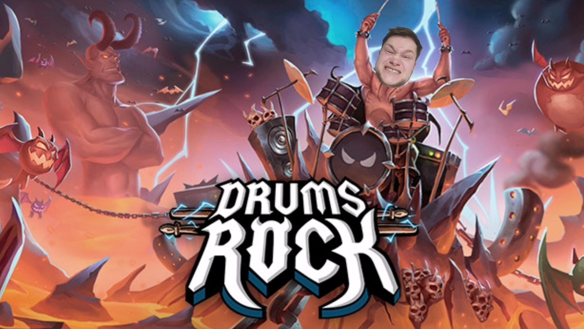 Учимся играть на барабанах спустя 3 года - в игре DRUMS ROCK. #2