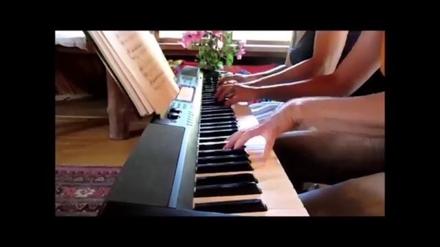 Ave Maria - В.Вавилов, фортепиано в 4 руки