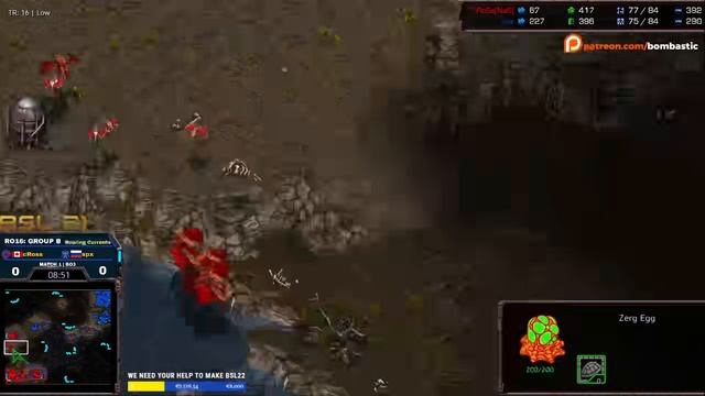 BSL 21 spx vs cRoss game 1 Group B