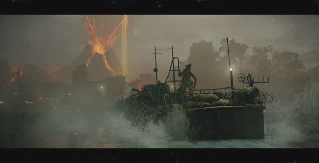 18 Zombie Army 4 - сложность жесть - кошмарный вулкан - глава 1 - теплая ламповая лава