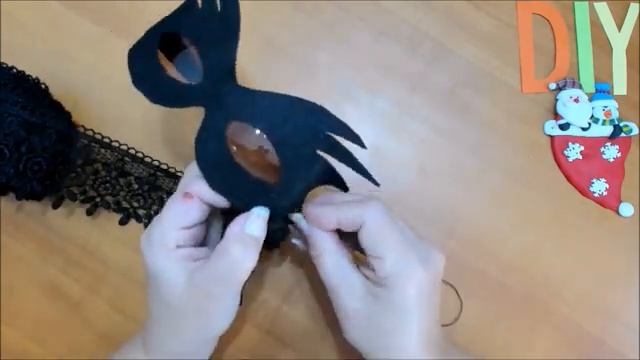 DIY_МК Как сделать карнавальную маску со старых очков. Carnival mask with old gl
