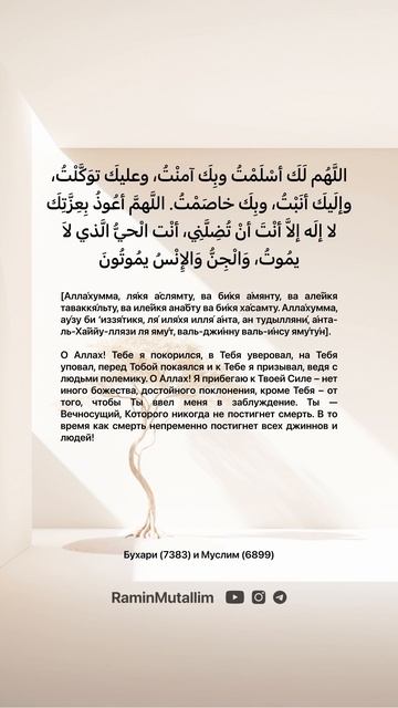 📖 Nº13 ДОСТОВЕРНЫЕ МОЛИТВЫ ПРОРОКА ﷺ