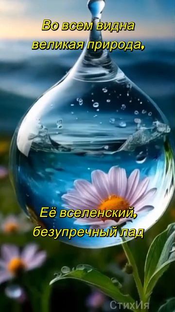 Всё в мире связано незримо.