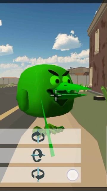 Зелёная собака в Чикен