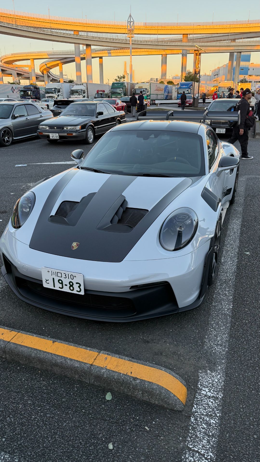 Лютый PORSCHE 911 GT3 RS | 📍Культовая парковка Daikoku Parking 🇯🇵