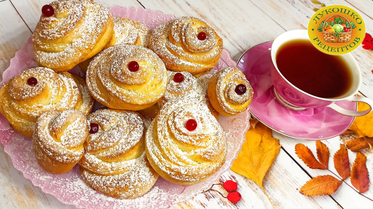 Творожное печенье «Чайная роза»: нежность в каждом лепестке