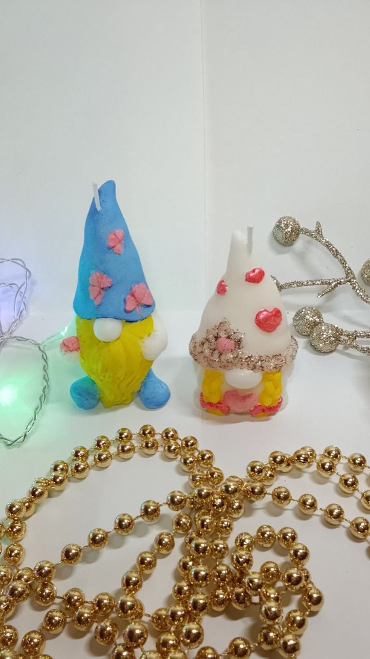 Новогодние Гномы : Гном Тимоша и Гномочка Лили))