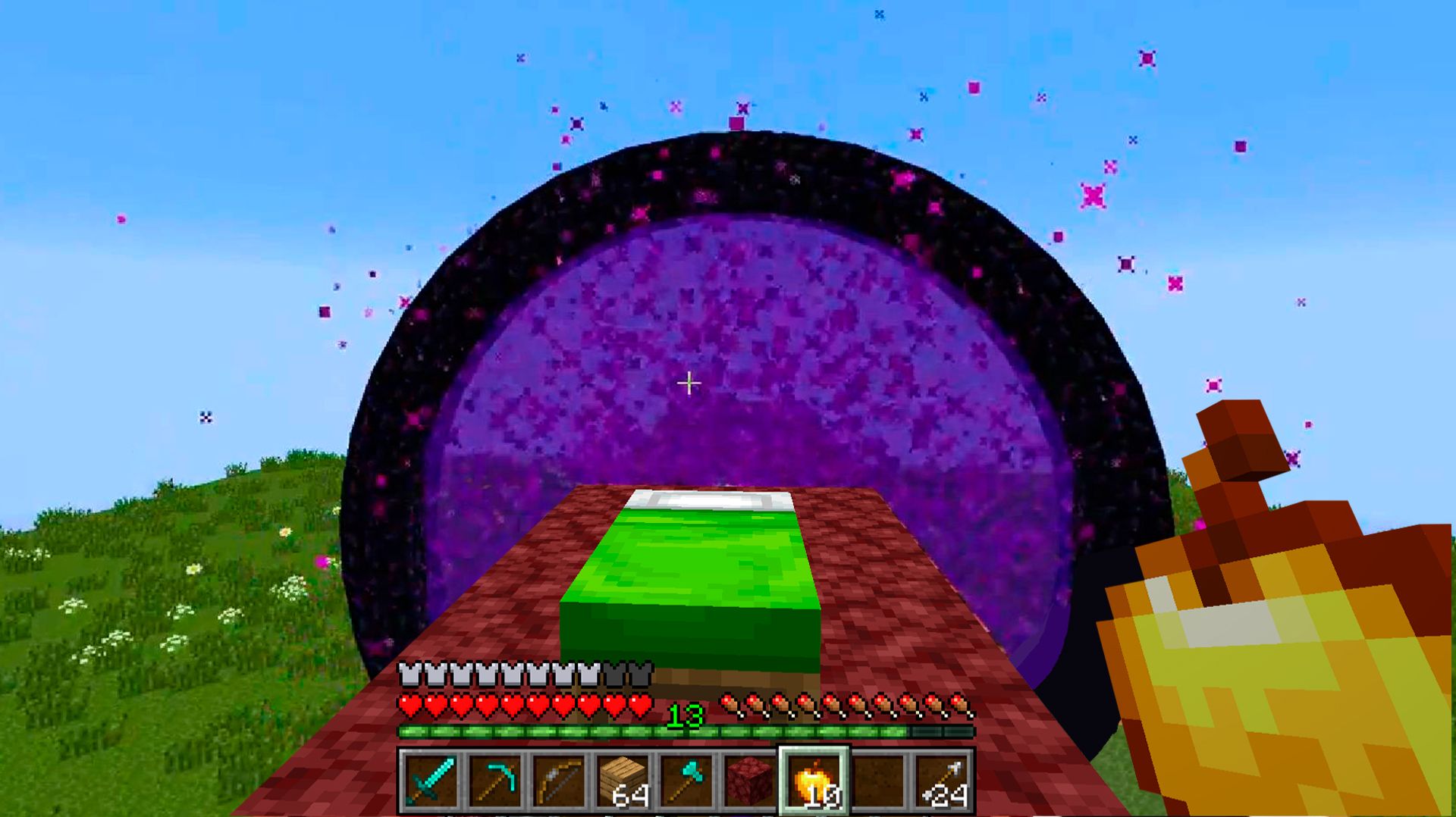 Как  Построить ПОРТАЛ в АД на Бед Варс в Майнкрафт?