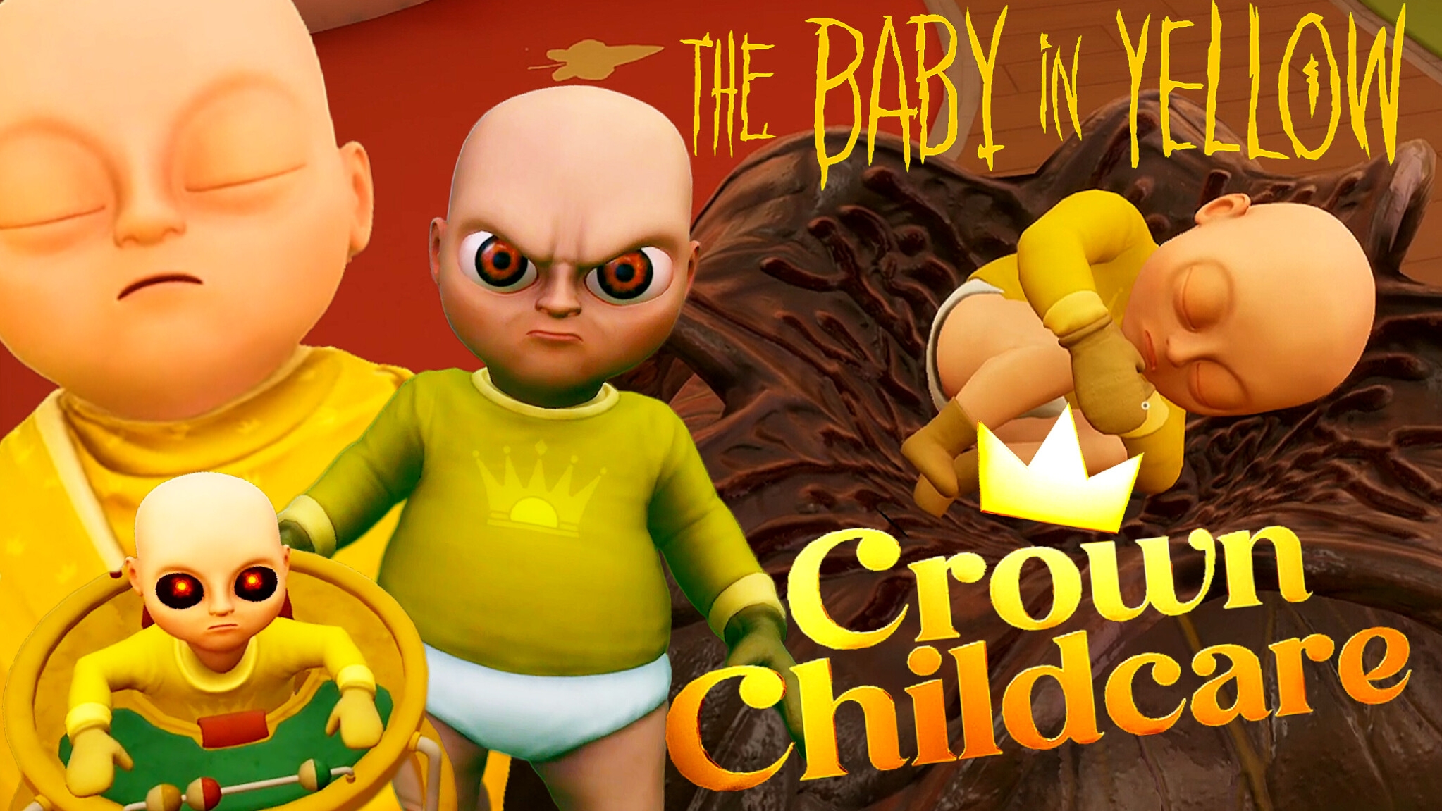 Младеньчик в жёлтом. Акт 4#1. Я опять нянька. История дитя. Baby in yellow. Act 4. Crown Childcare.