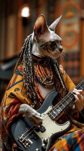 Вечерний концерт от сфинксов #котики #нейросеть #рек #топ #коты #музыка #концерт #смешныекоты #сфинк