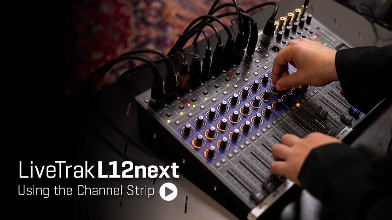 Zoom LiveTrak L12 Next | Using Channel Strip