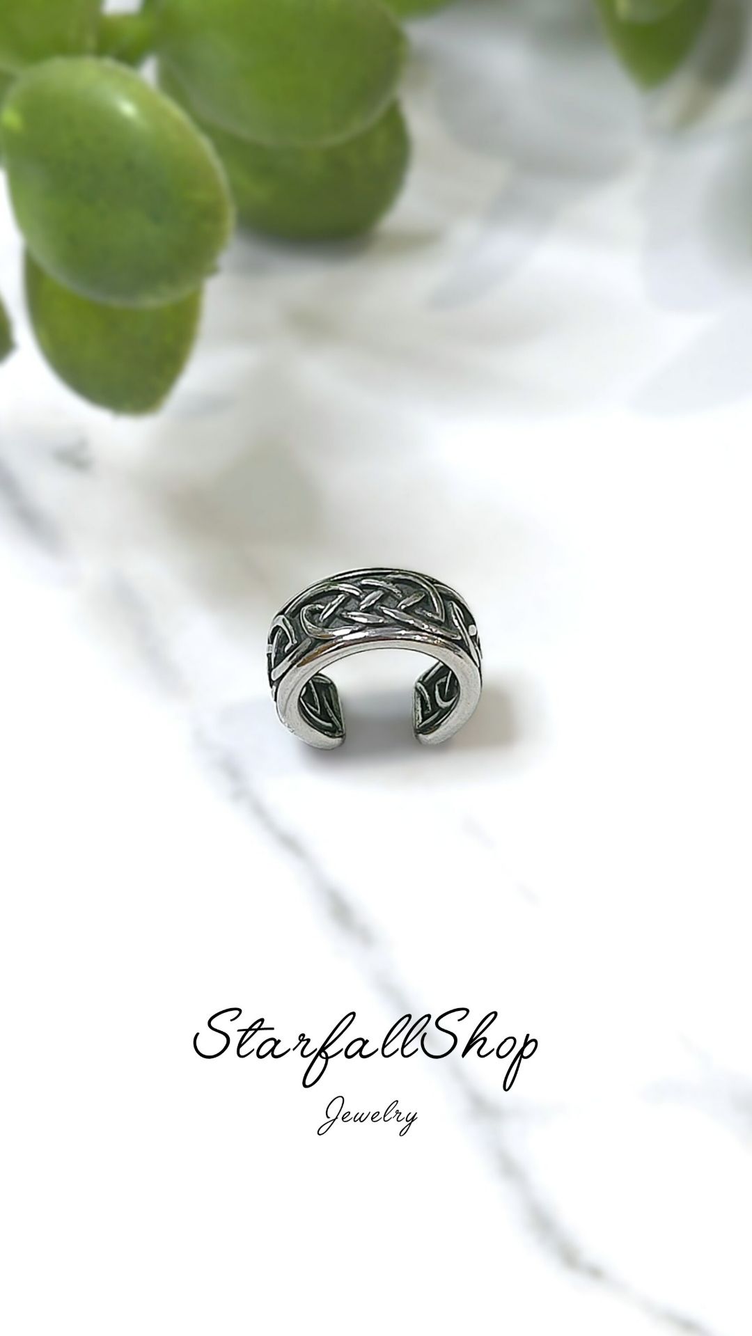 Трендовый кафф без прокола "Кельтский символ" от StarfallShop