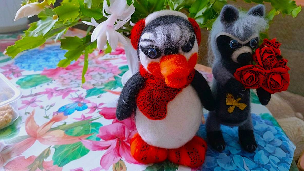 "Валяние игрушек из шерсти." Авторские работы  игрушек Людмилы Ломаевой.