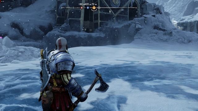 God of War Ragnarok В гостях у старух-предсказательниц. Зачистка ледяной пустыни-побочные задания.