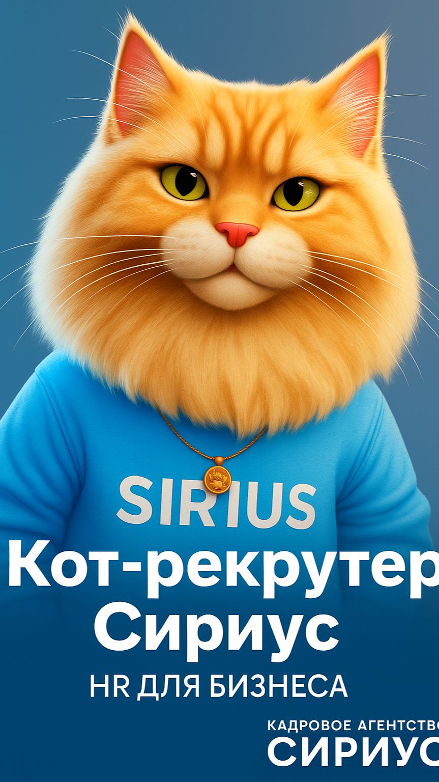 Знакомьтесь — Сириус. Кот-рекрутер для бизнеса | СЕРИЯ 1
