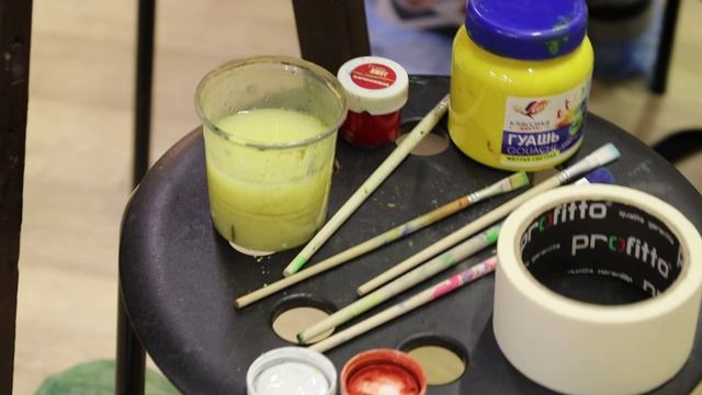 Репортаж о занятиях в художественной школе