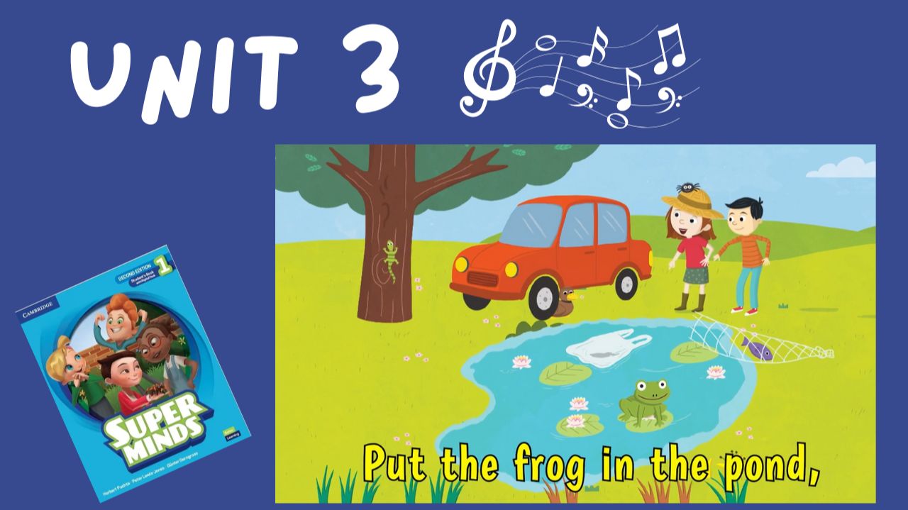 The pond in the woods | Superminds 1 | Song Video | Unit 3
