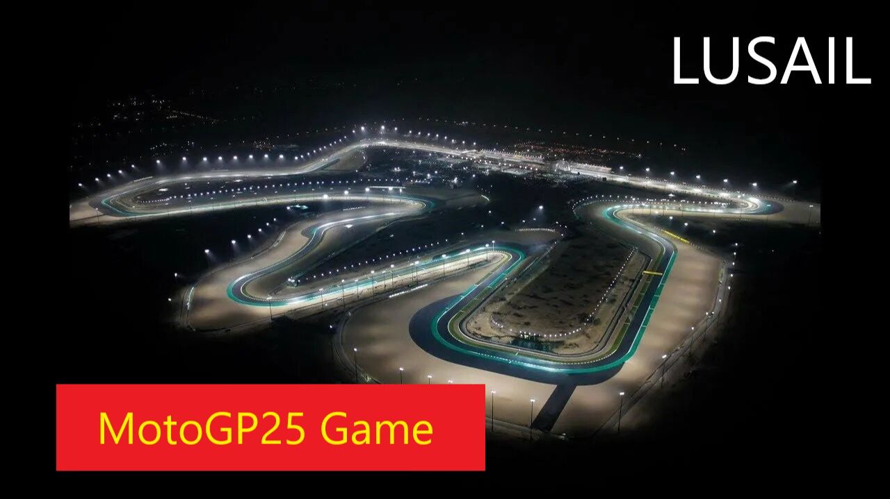 MotoGP 25 Game - Qatar Airways Grand Prix of Qatar. Мото Гран-при Катара. Ночная гонка.