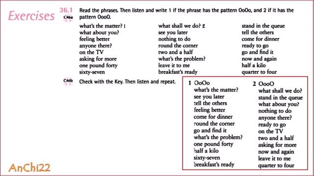 Unit 36 Take me to the show, Jo - English Pronunciation in Use Elementary