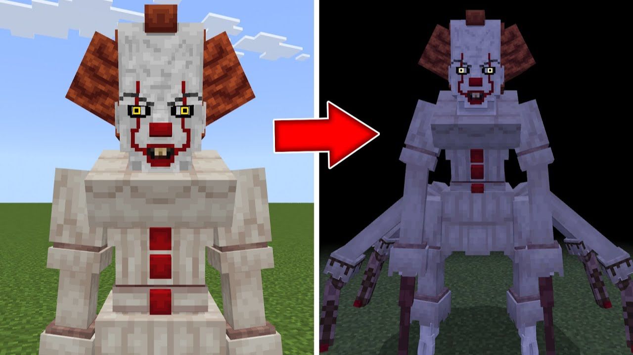 НОВЫЙ МОД НА ПЕННИВАЙЗА ОНО В МАЙНКРАФТ ! IT - LOST IN DERRY ADDON MOD MINECRAFT BEDROCK