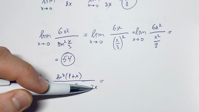 Предел, производная. 2е Вычисление пределов. Таблица эквивалентных бесконечно малых