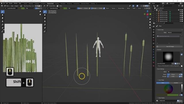 17. Section 17 – Water Foliage Reed Texturing