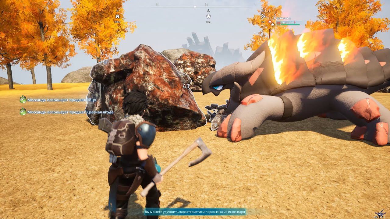 [PC] [18] Palworld Co-oP - Нашёл локацию с кучей железных жил и начал строительство новой базы