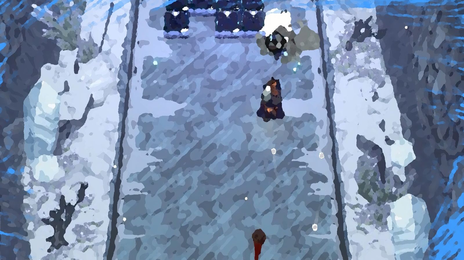 Открыл снежную локацию. Ball x Pit #2