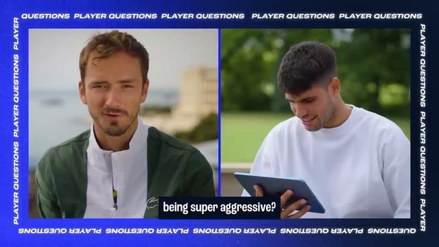 ATP Players ask questions to Carlos Alcaraz