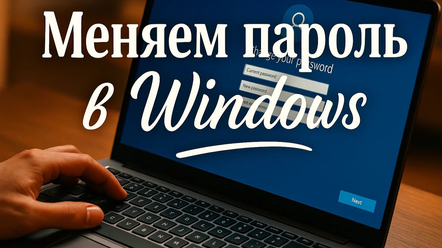 Как поменять пароль на Виндовс 10
