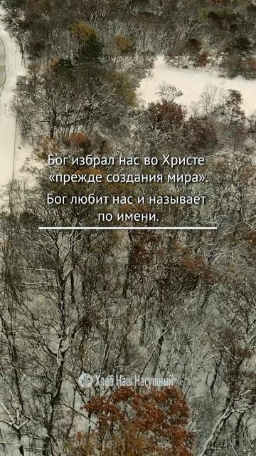 Бог избрал нас... | Божье Слово для вас