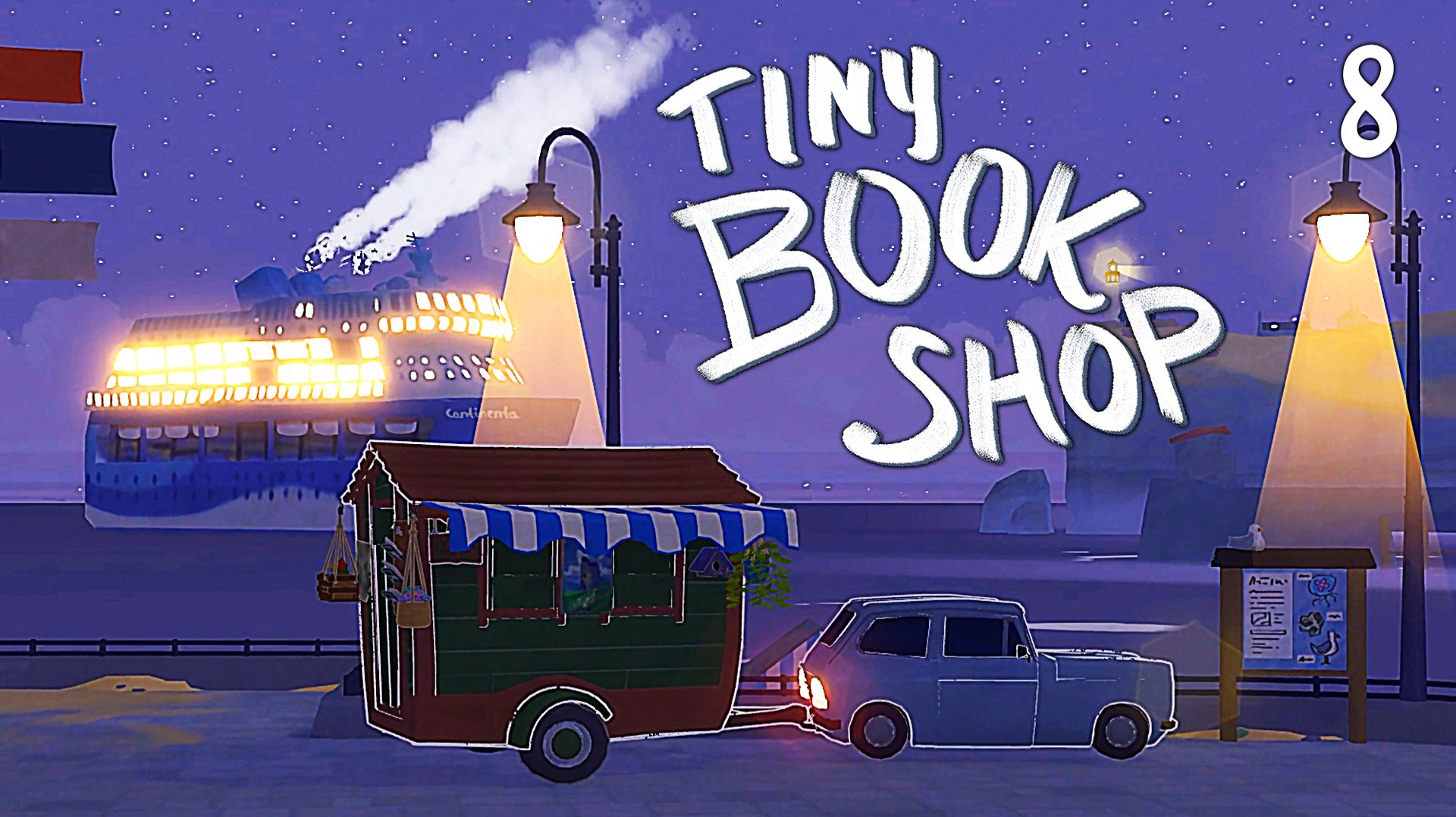 Туристы уехали и торговля на развалинах ➤ Tiny Bookshop ➤ №8
