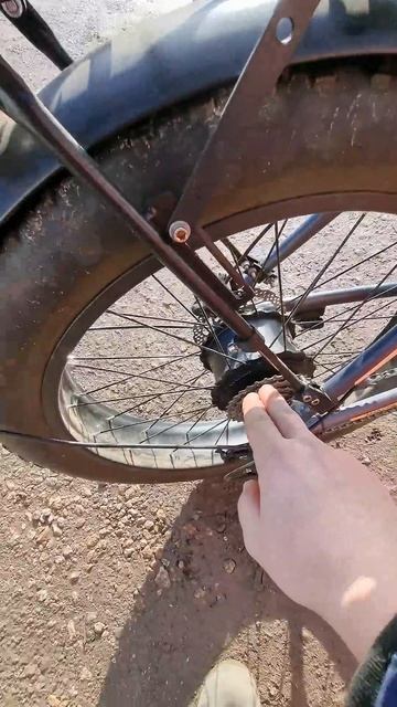Краткий обзор электровелосипеда фэтбайка fatbike electric bike review #велосипед #fatbike