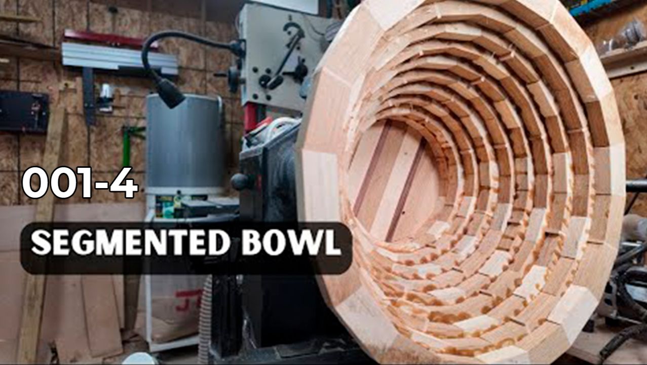 Сегментное точение дерева Чаша из дерева своими руками Токарка по дереву №001_4