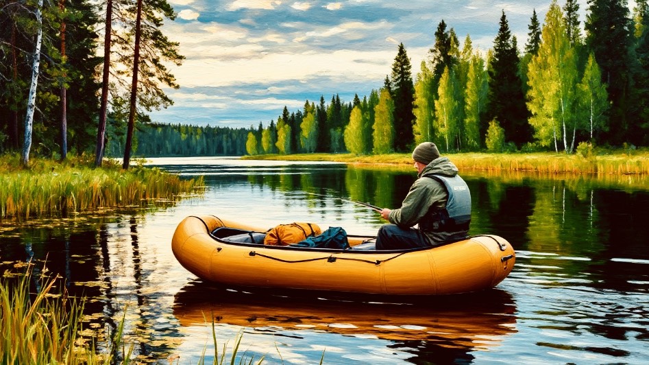 Залив Лехмалахти. Рыбалка на пакрафте Иволга М. Бешеный клев (Часть 2)