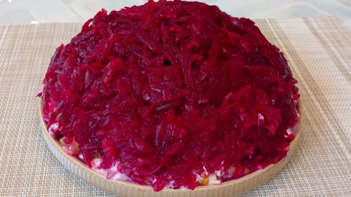 Салат Селёдка со Свеклой /